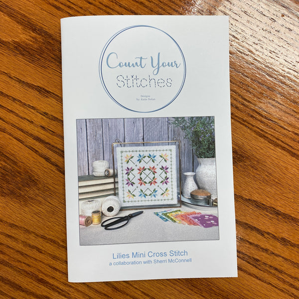 Count Your Stitches Design - Lilies Mini Cross Stitch – Fiber & Threads ...